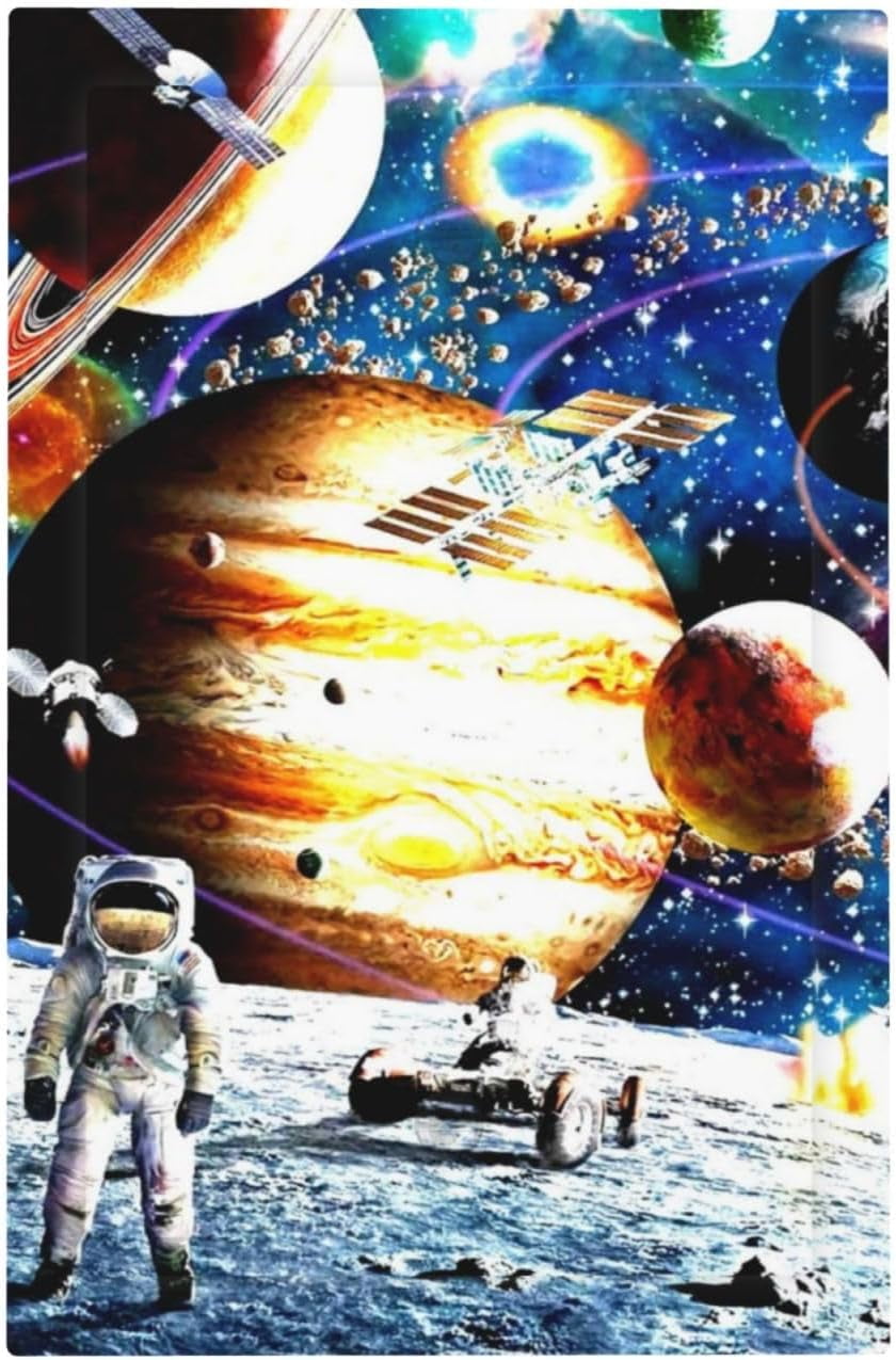 1-Gang No Device Blank Wallplate Astral Celestial Blue Outer Space Boys ...