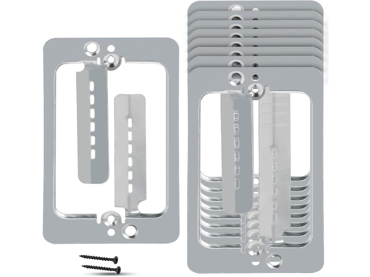 1-Gang Drywall Bracket Steel Low Voltage Cat6 Ethernet Cable Wall ...