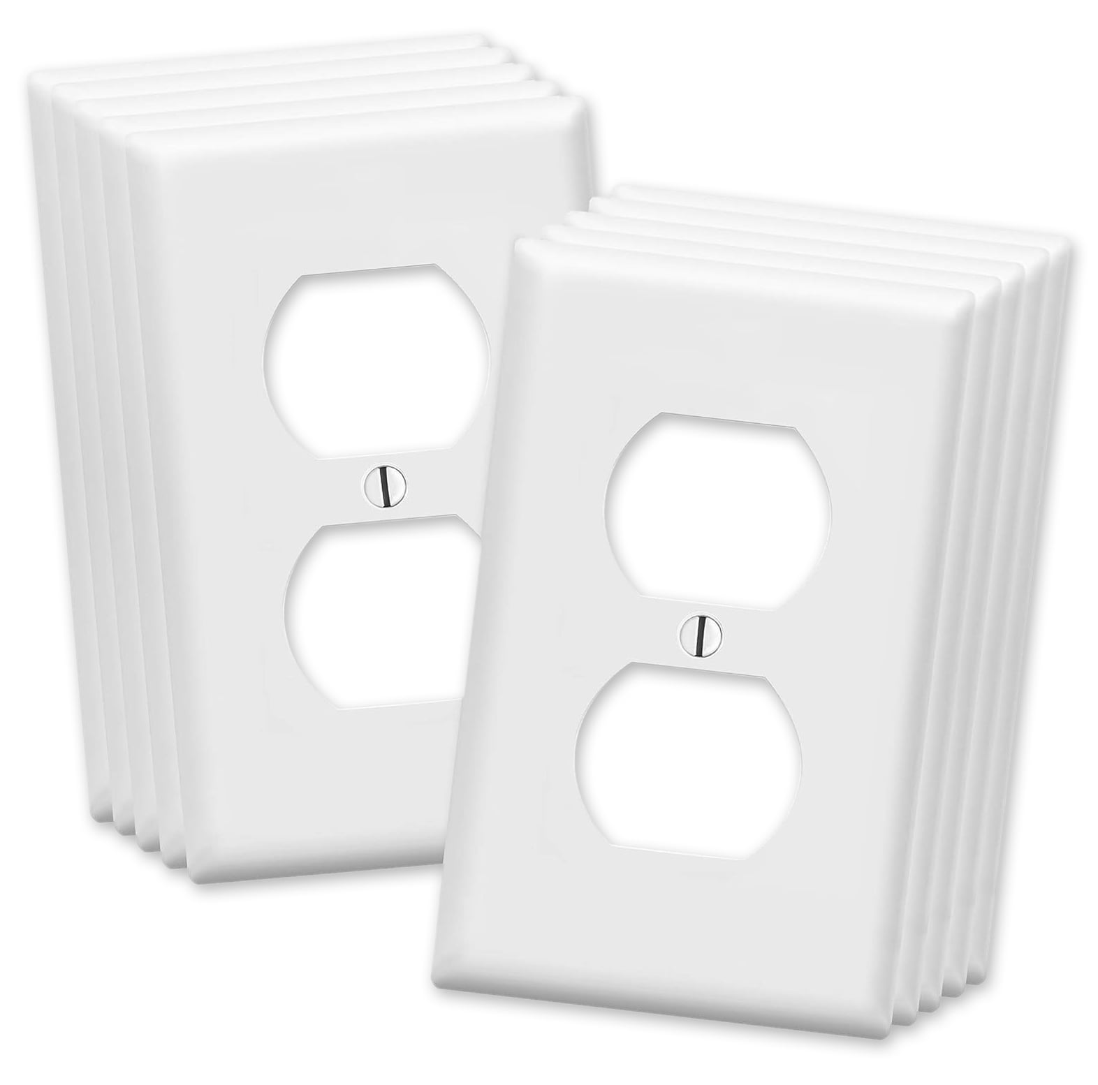 1 Gang Electrical Outlet METAL Cover Plate, Socket Cover for Outlets ...
