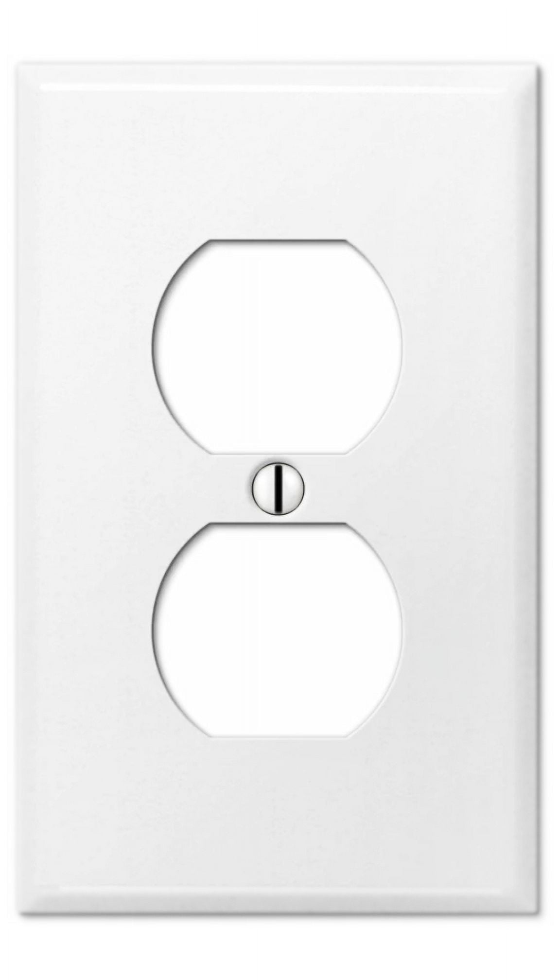 1 Gang Electrical Outlet METAL Cover Plate, Socket Cover for Outlets ...