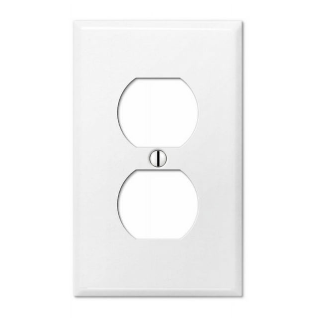 1 Gang Electrical Outlet METAL Cover Plate, Socket Cover for Outlets ...
