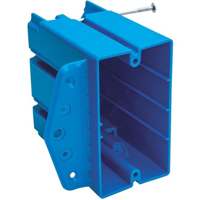 1-Gang PVC Molded Multi-Purpose Electrical Wall Box, Blue - Walmart.com