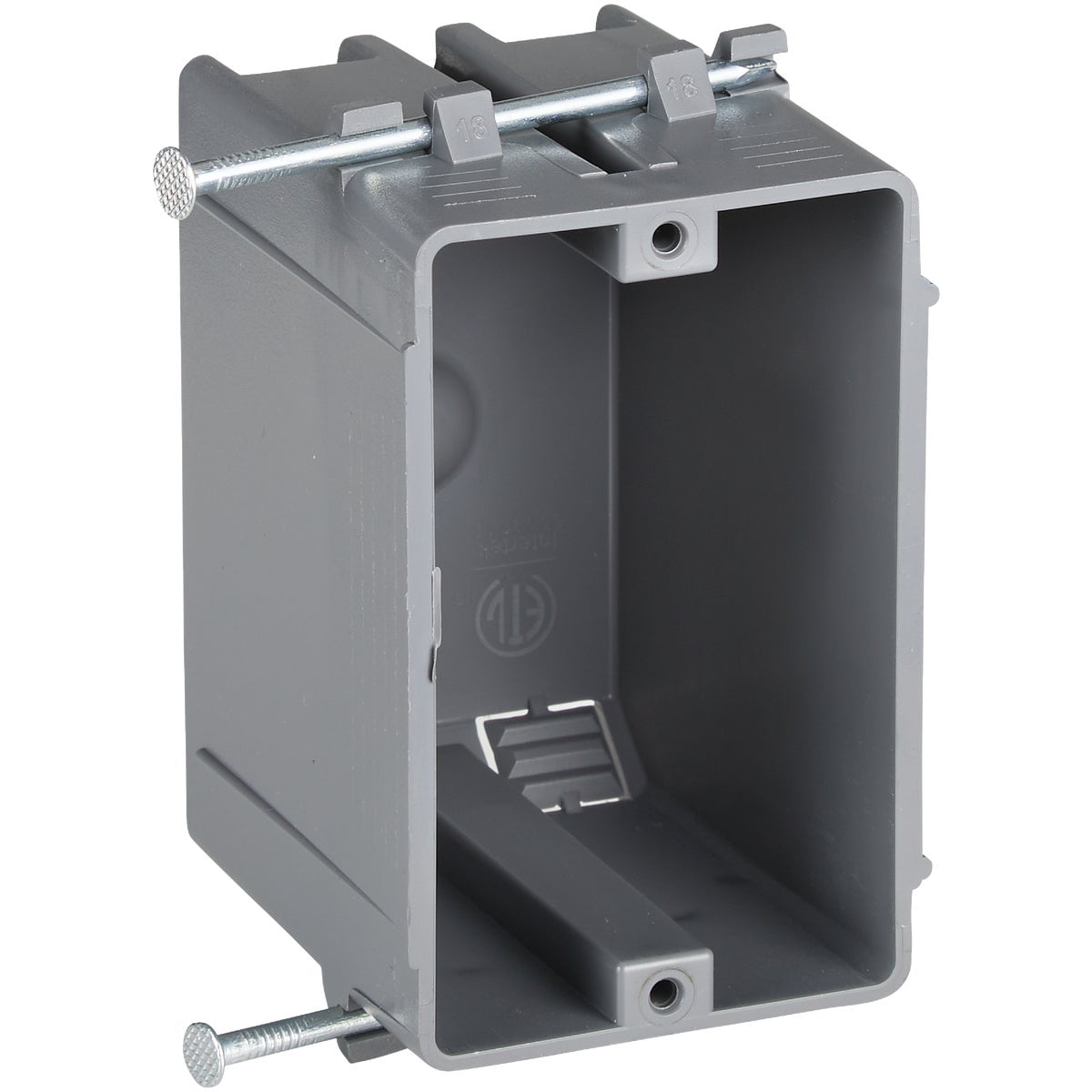 1-Gang PVC Molded New Work Wall Electrical Box, 18 Cu. In. BCJ-005 ...