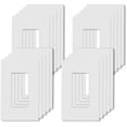 1-Gang Screwless Decorator Wall Plates, Safe Standard Size Outlet Cover ...