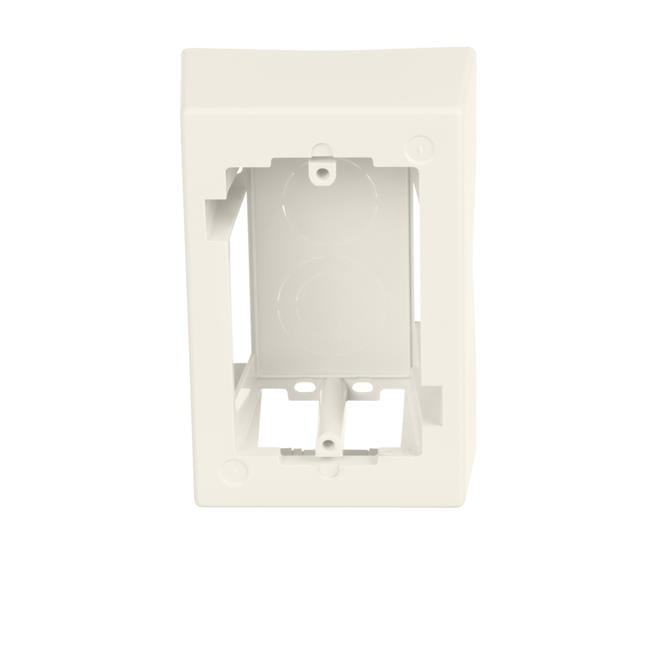 1 Gang Single Adhesive Low Voltage Junction Box, White - Walmart.com