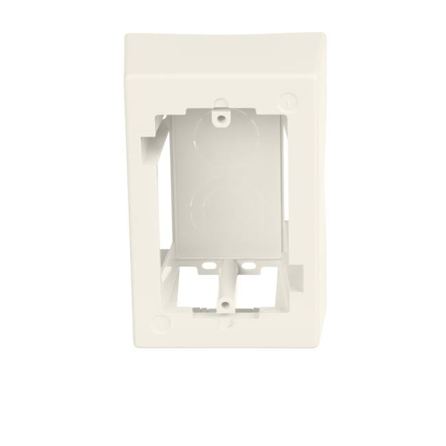 1 Gang Single Adhesive Low Voltage Junction Box, White - Walmart.com
