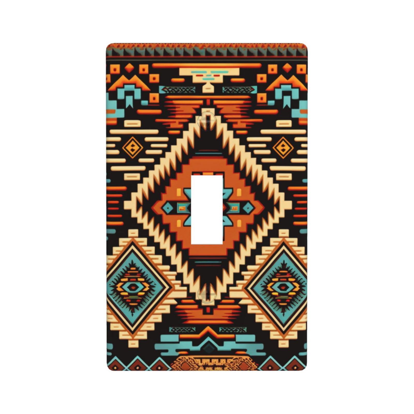 1-Gang Toggle Wall Plate Single Light Switch Cover - Aztec Baja Western ...