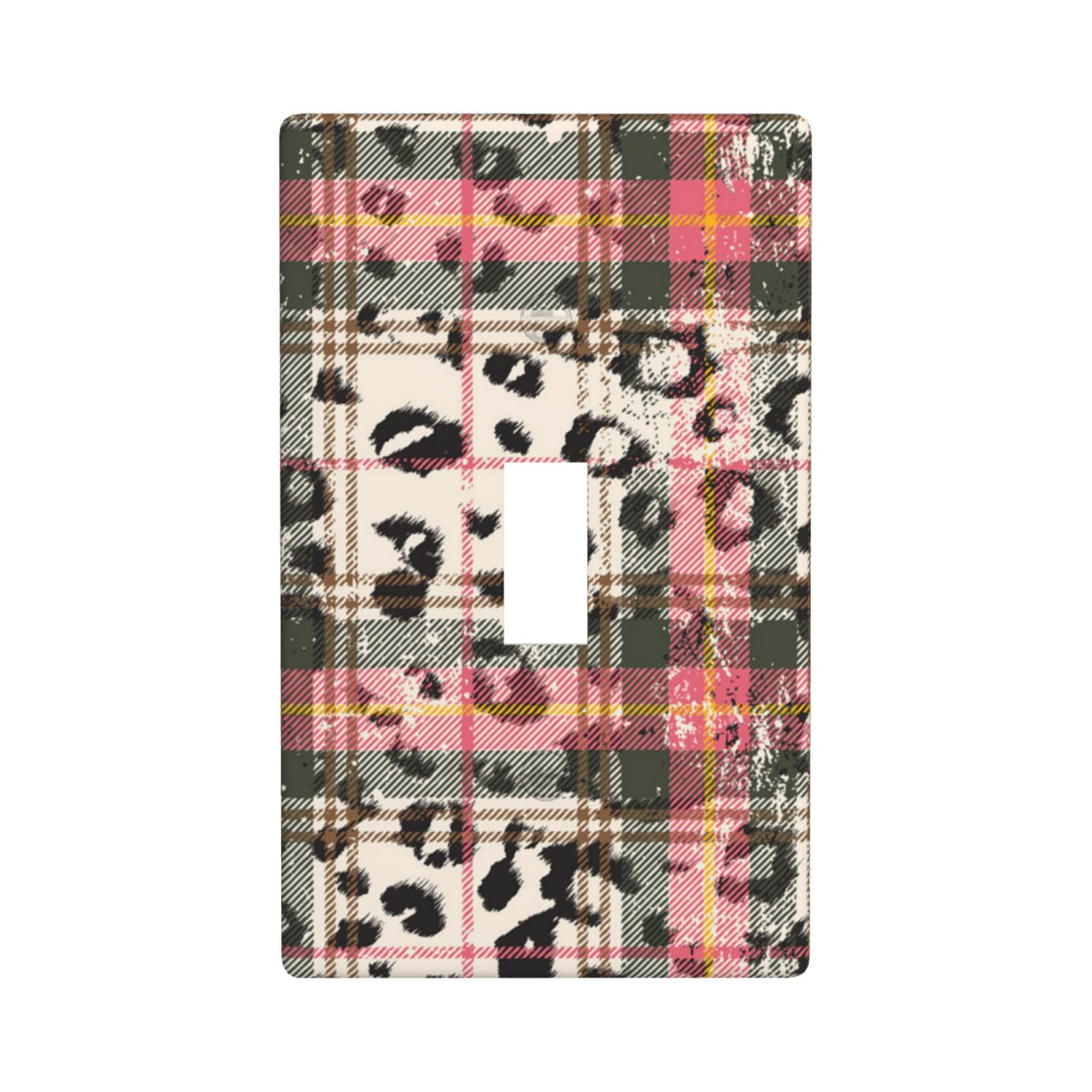 1-Gang Toggle Wall Plate Single Light Switch Cover - Scottish tartan ...