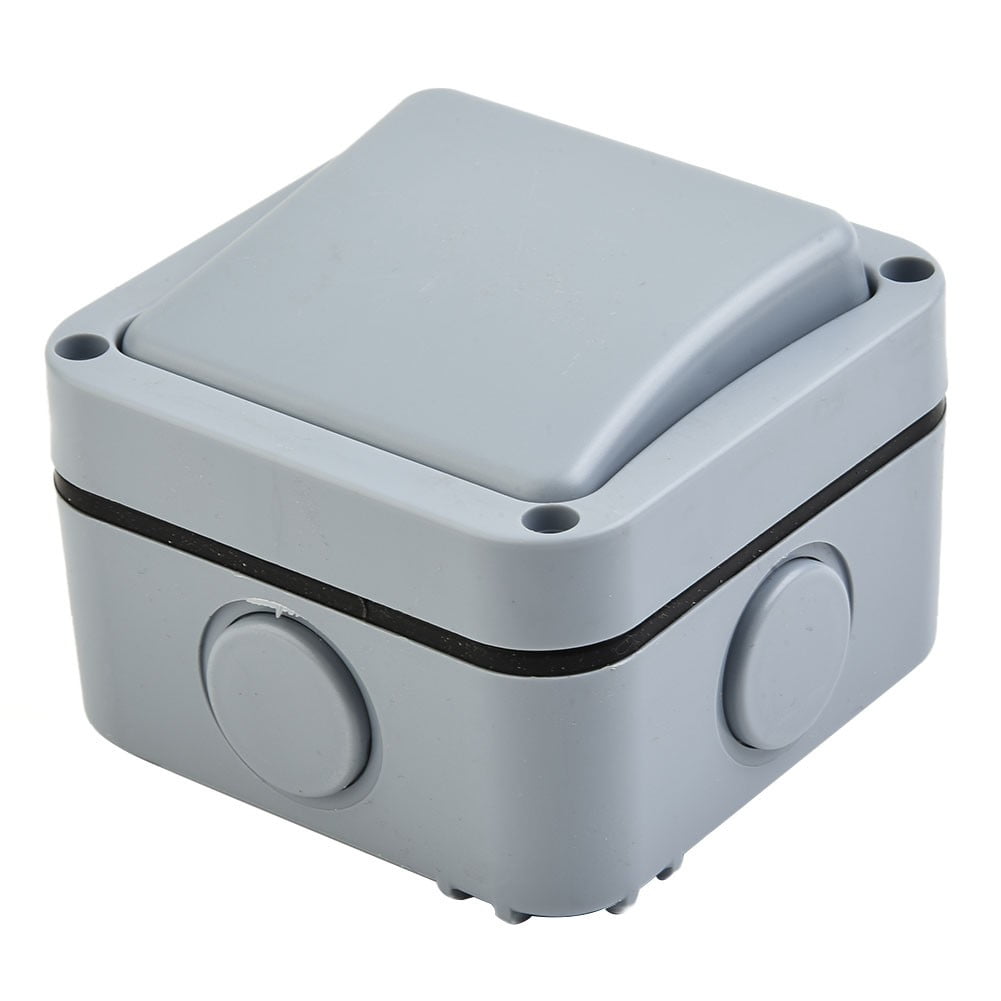 1 Gang Waterproof IP66 Outdoor Garden Weatherproof Single Light Switch ...