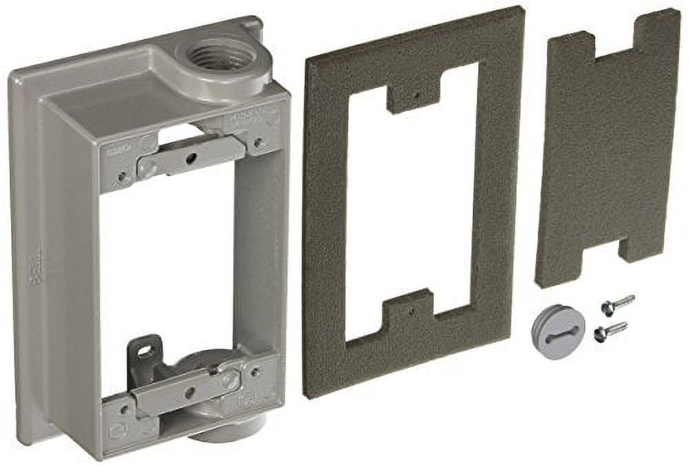 1-Gang Weatherproof Extension Adapter Swing Arm Two 1/2 in. Threaded ...