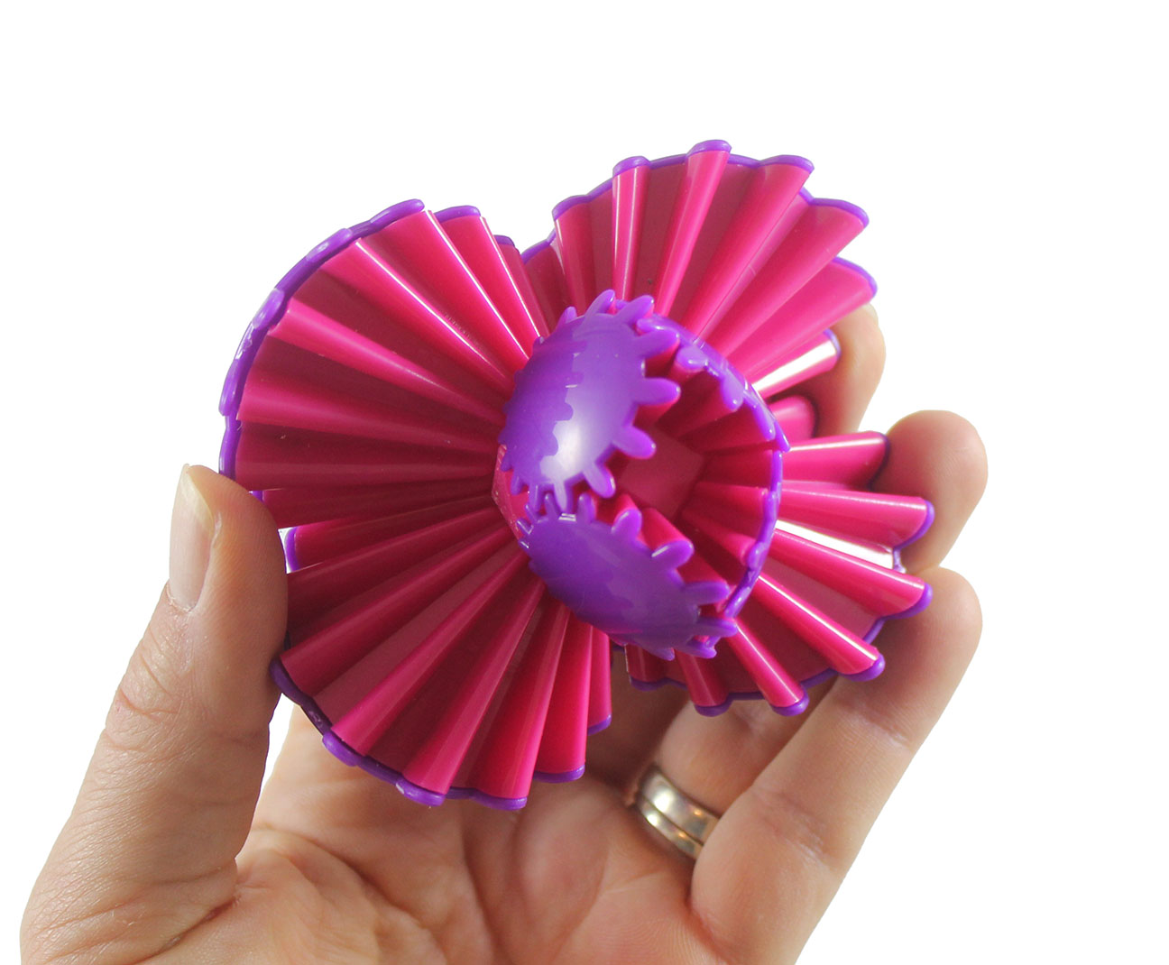1 Gear Ball Fidget - Rotating and Spinning Spinner Stress Sphere ...