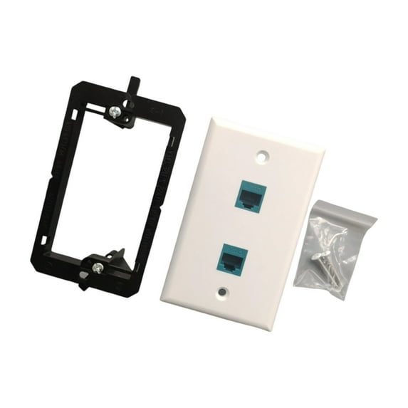 1. Gigabit Ethernet Wall Plate Coupler, Single/Double Port Pass Through ...