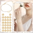 1 Gold Plated Stainless Steel Initial Bracelet Charm Delicate Disc Name ...