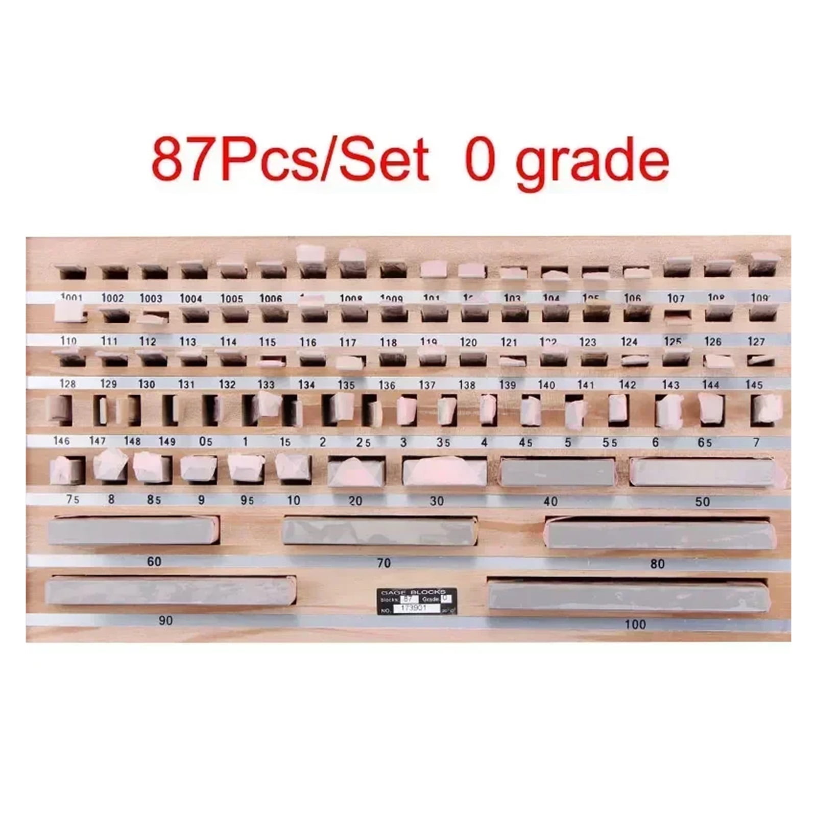 1 Grade 0 Grade Inspection Block Gauge Test Caliper Blocks Measurement ...