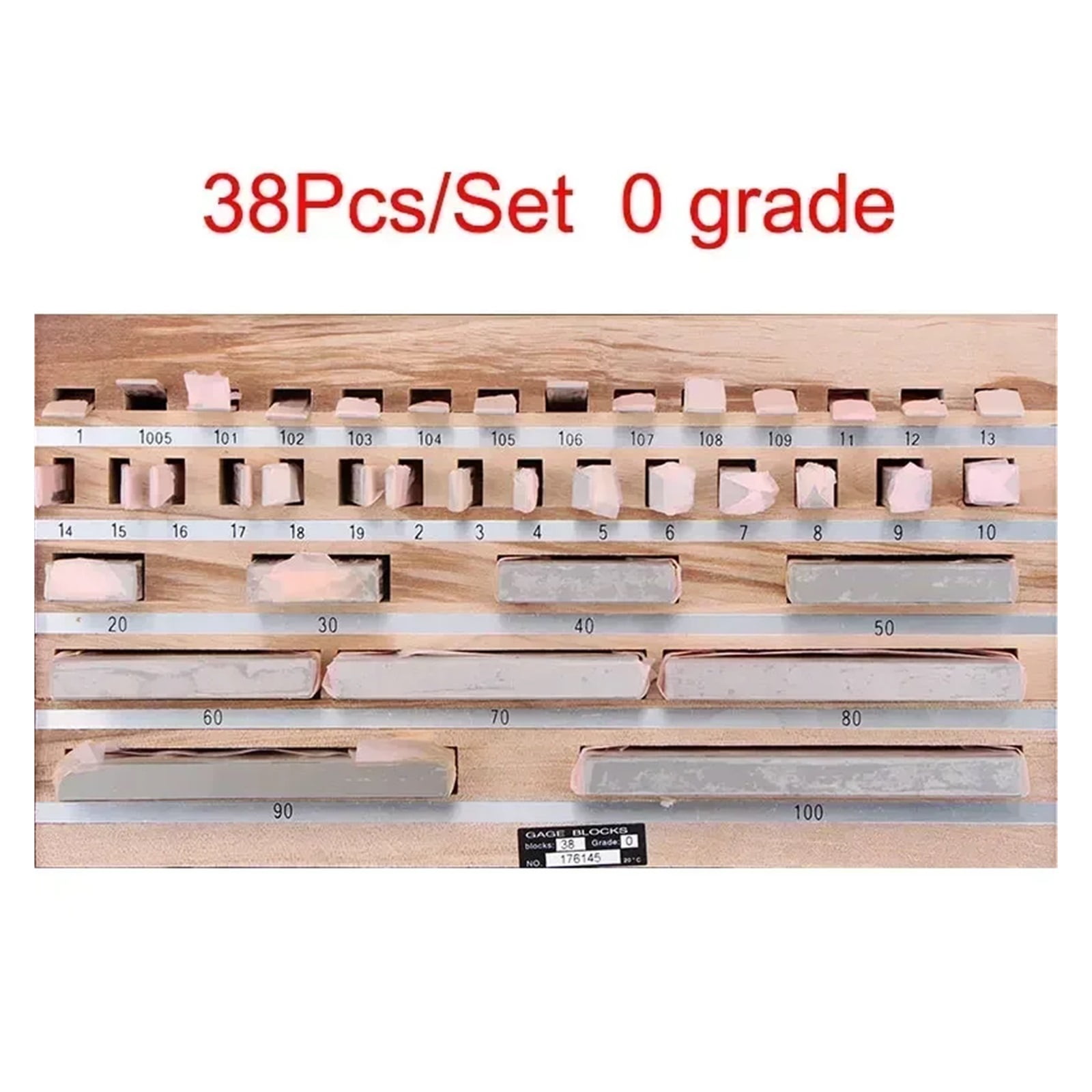 1 Grade 0 Grade Inspection Block Gauge Test Caliper Blocks Measurement ...