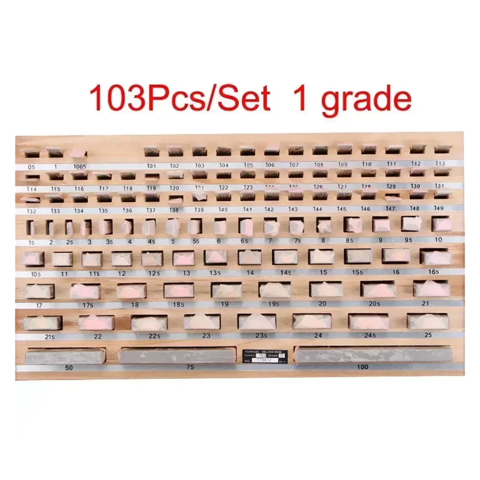 1 Grade 0 Grade Inspection Block Gauge Test Caliper Blocks Measurement ...