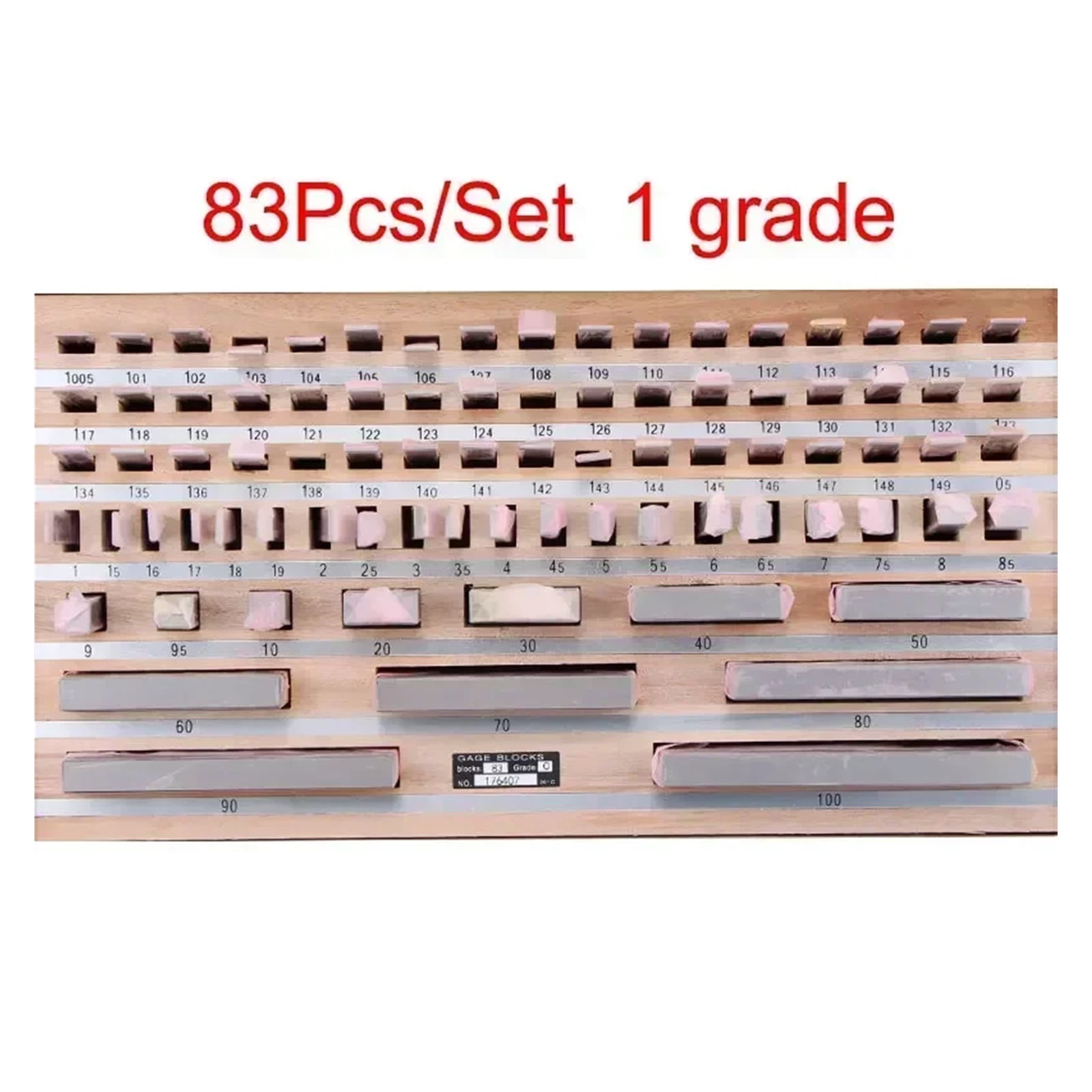 1 Grade 0 Grade Inspection Block Gauge Test Caliper Blocks Measurement ...