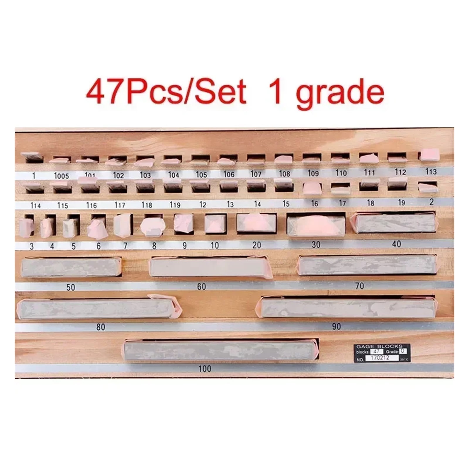1 Grade 0 Grade Inspection Block Gauge Test Caliper Blocks Measurement ...