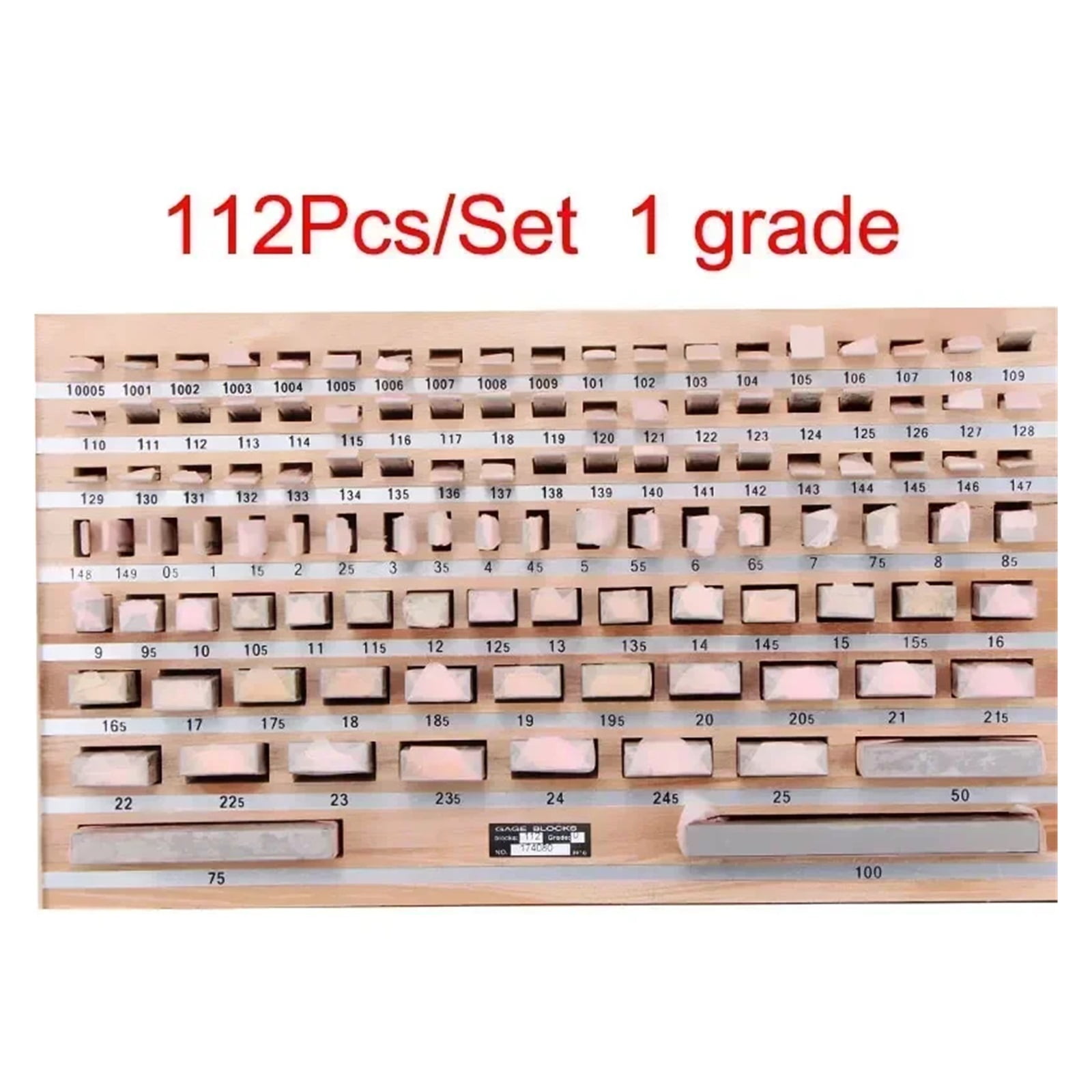 1 Grade 0 Grade Inspection Block Gauge Test Caliper Blocks Measurement ...