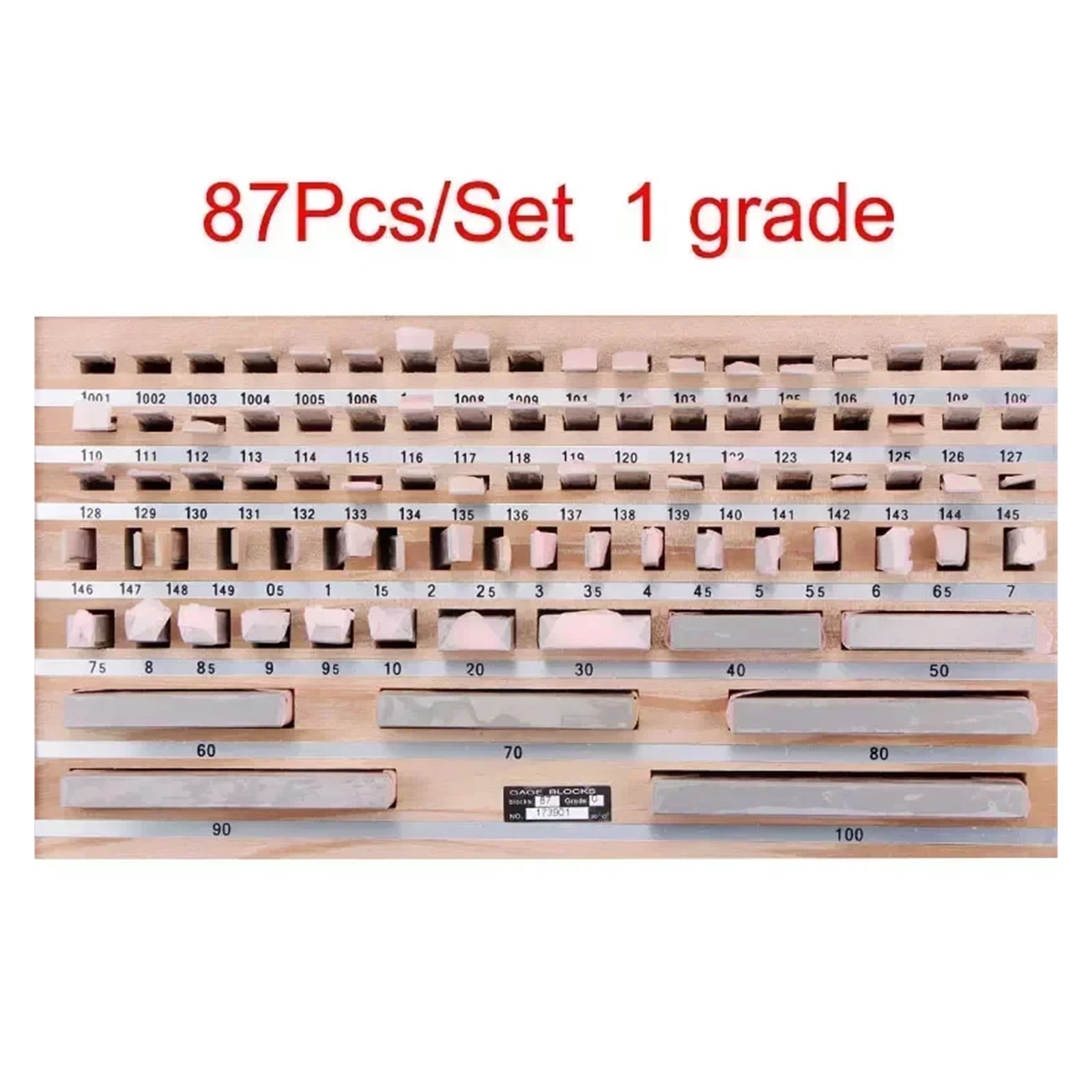 1 Grade 0 Grade Inspection Block Gauge Test Caliper Blocks Measurement ...
