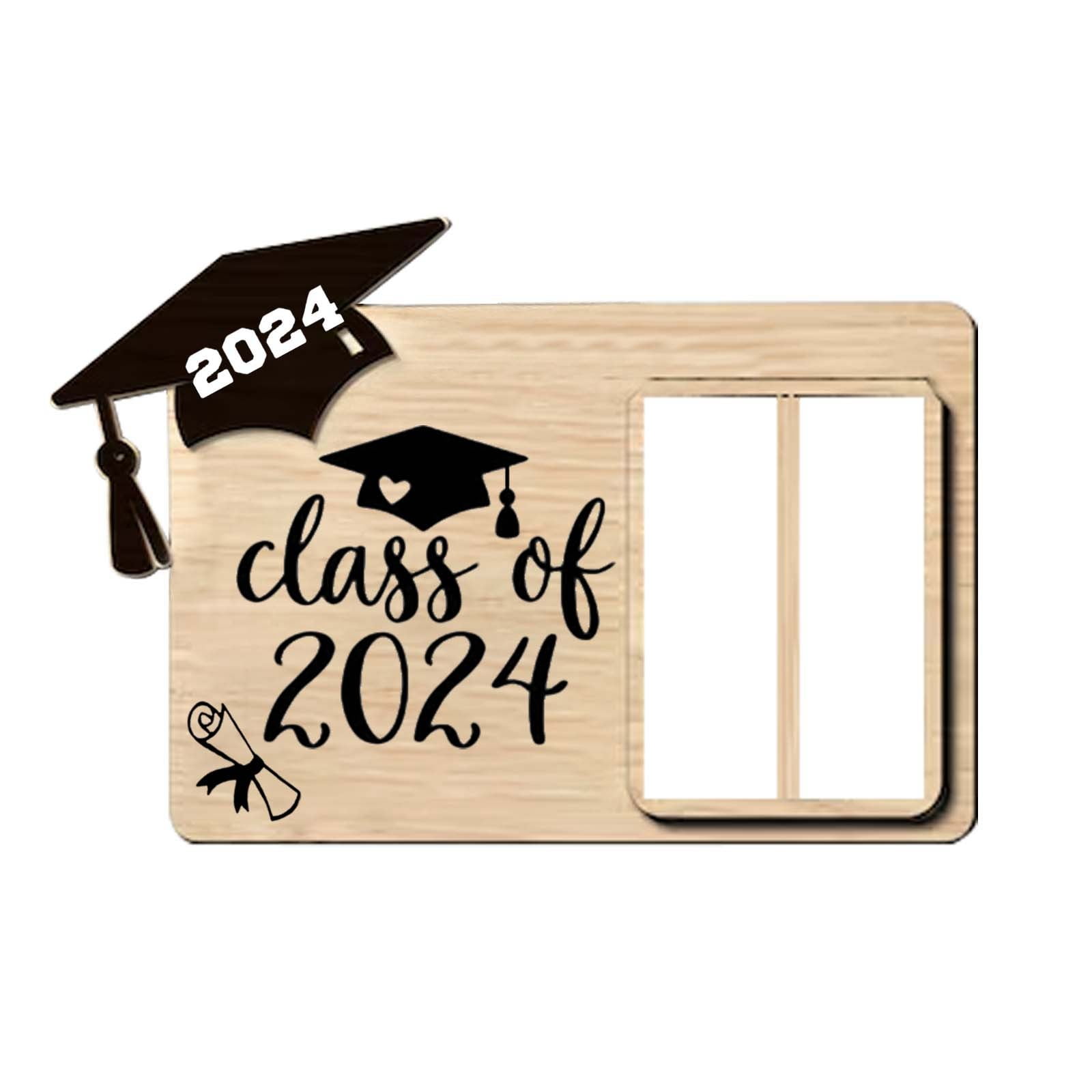 1 Graduation Gift Box Wooden Graduation Card Box Box 2024 Level ...