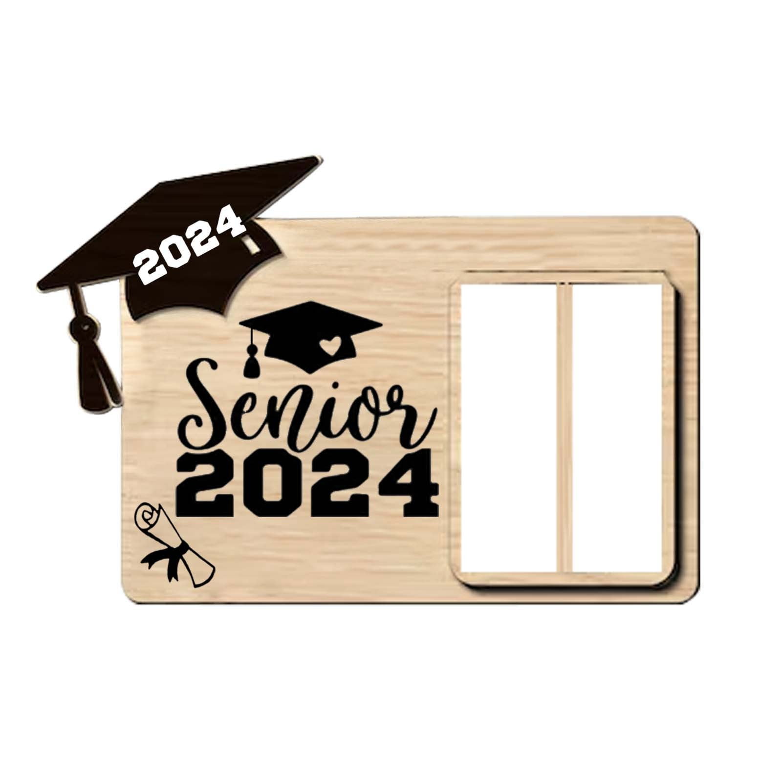 1 Graduation Gift Box Wooden Graduation Card Box Box 2024 Level ...
