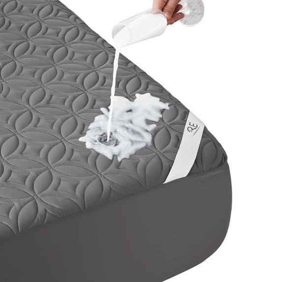 1 Gray King Waterproof Mattress Pad Protector - Walmart.com