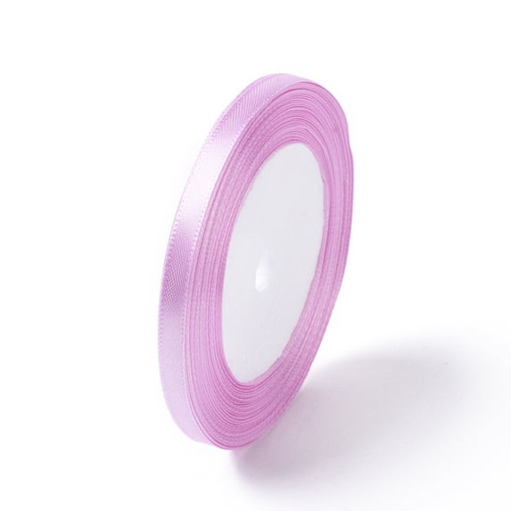 1 Group 250 Yards Single Face Satin Ribbon Polyester Ribbon Purple ...