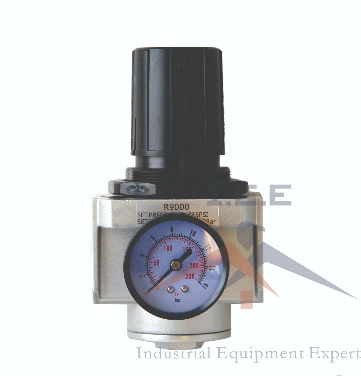 1" HEAVY DUTY HIGH FLOW IN-LINE COMPRESSED AIR PRESSURE REGULATOR 180 ...