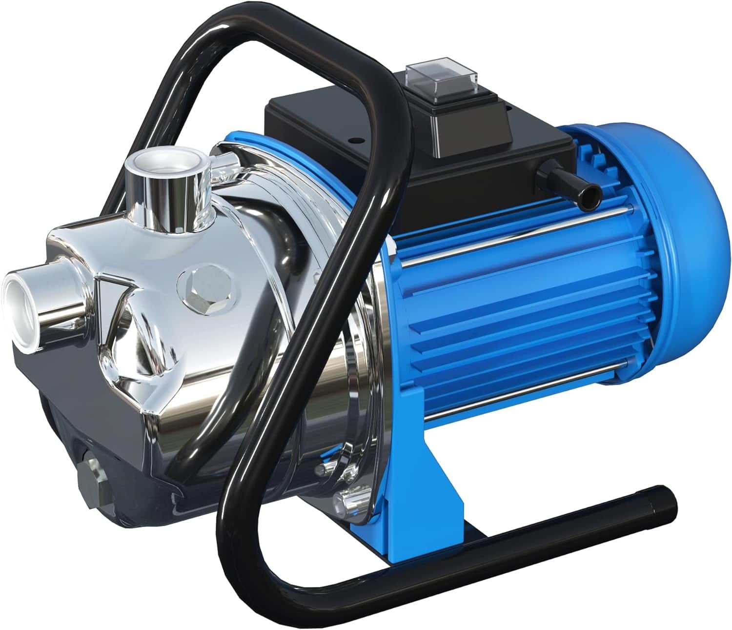 1 HP Portable Shallow Well Pump, Garden Pump Stainless Steel 876GPH ...