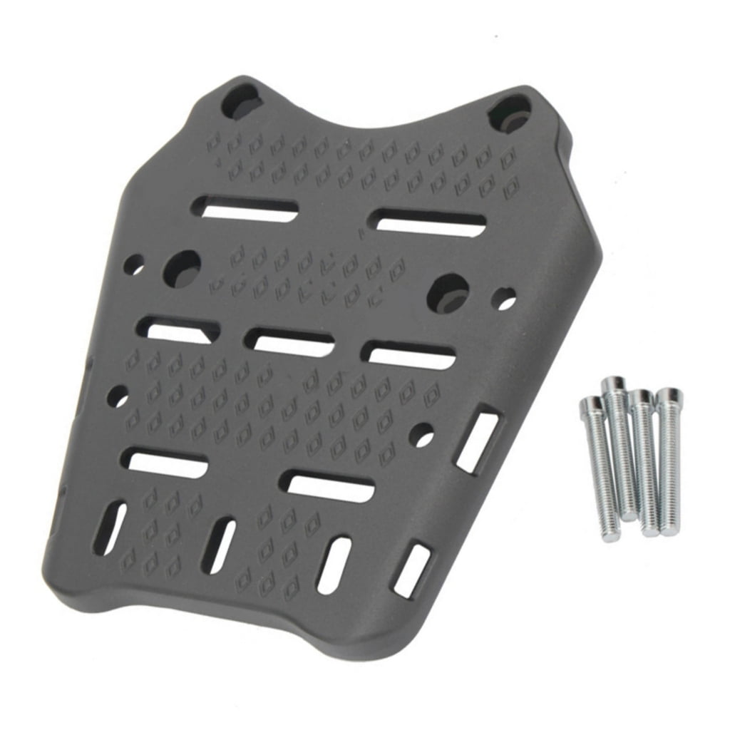 1. Heavy Duty Aluminum Motorcycle Tail Rack with Adjustable Mounting ...