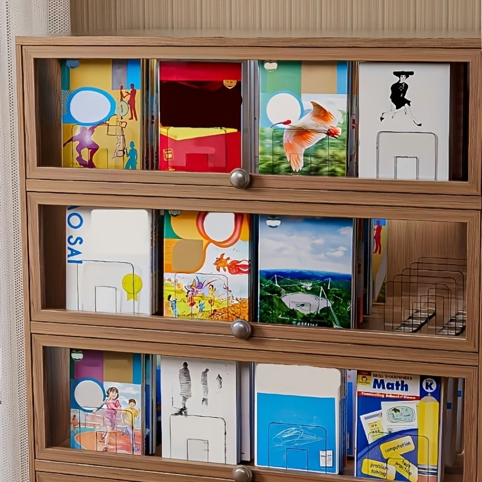 1 Heavy-Duty Bookshelf - Space-Saving Desktop Organizer, Anti-Tip ...
