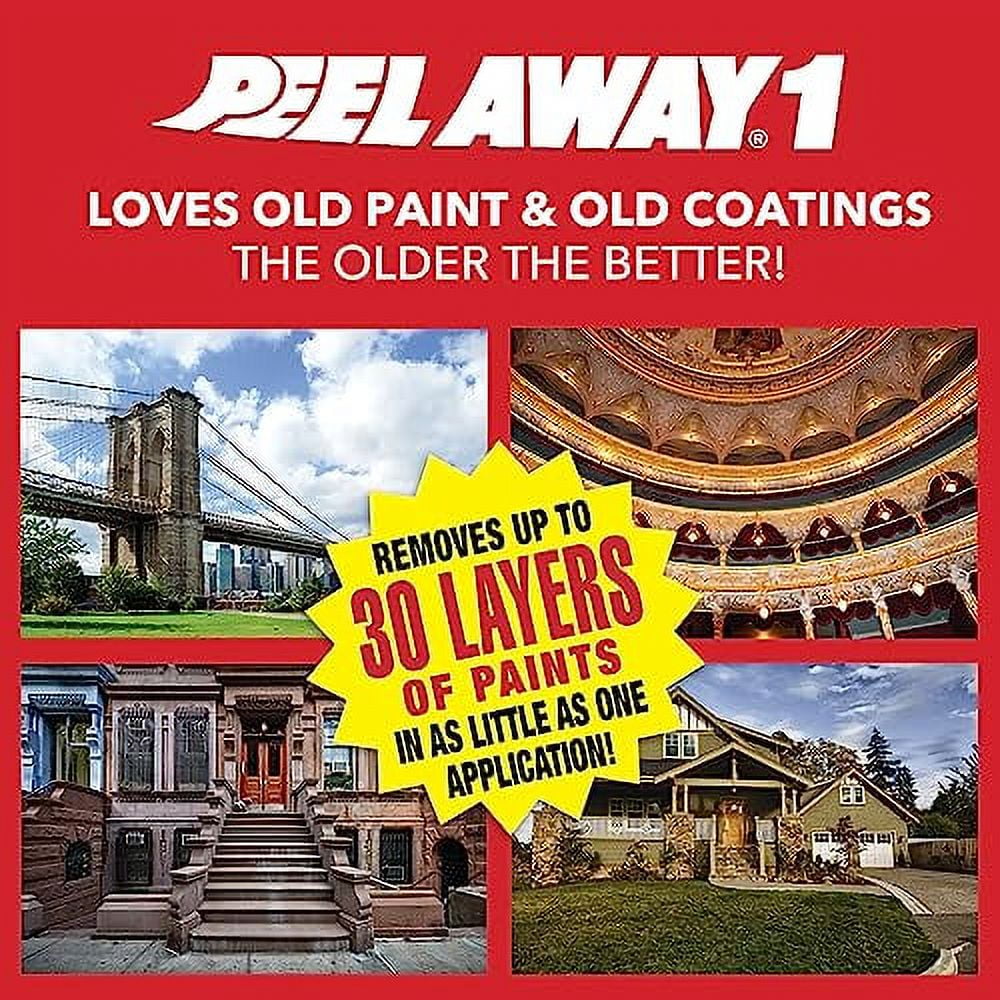 1 Heavy Duty Paint Remover - Removes Up to 30 Layers of Lead, Oil ...