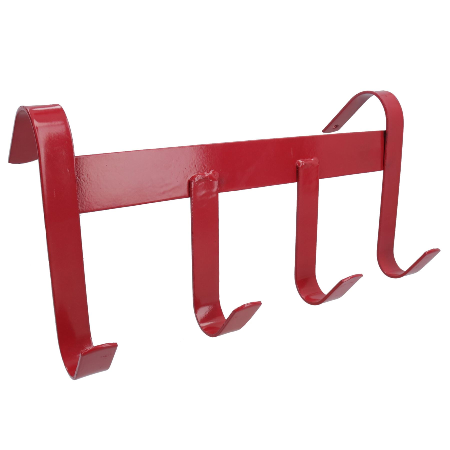 1 Heavy Duty Red Equestrian Horse Stable Tack Room 4 Hook Handy Hanger ...