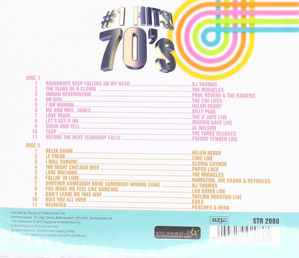 Pre-Owned 1 Hits 70's / Various by Artists (CD, 2017) - Walmart.com