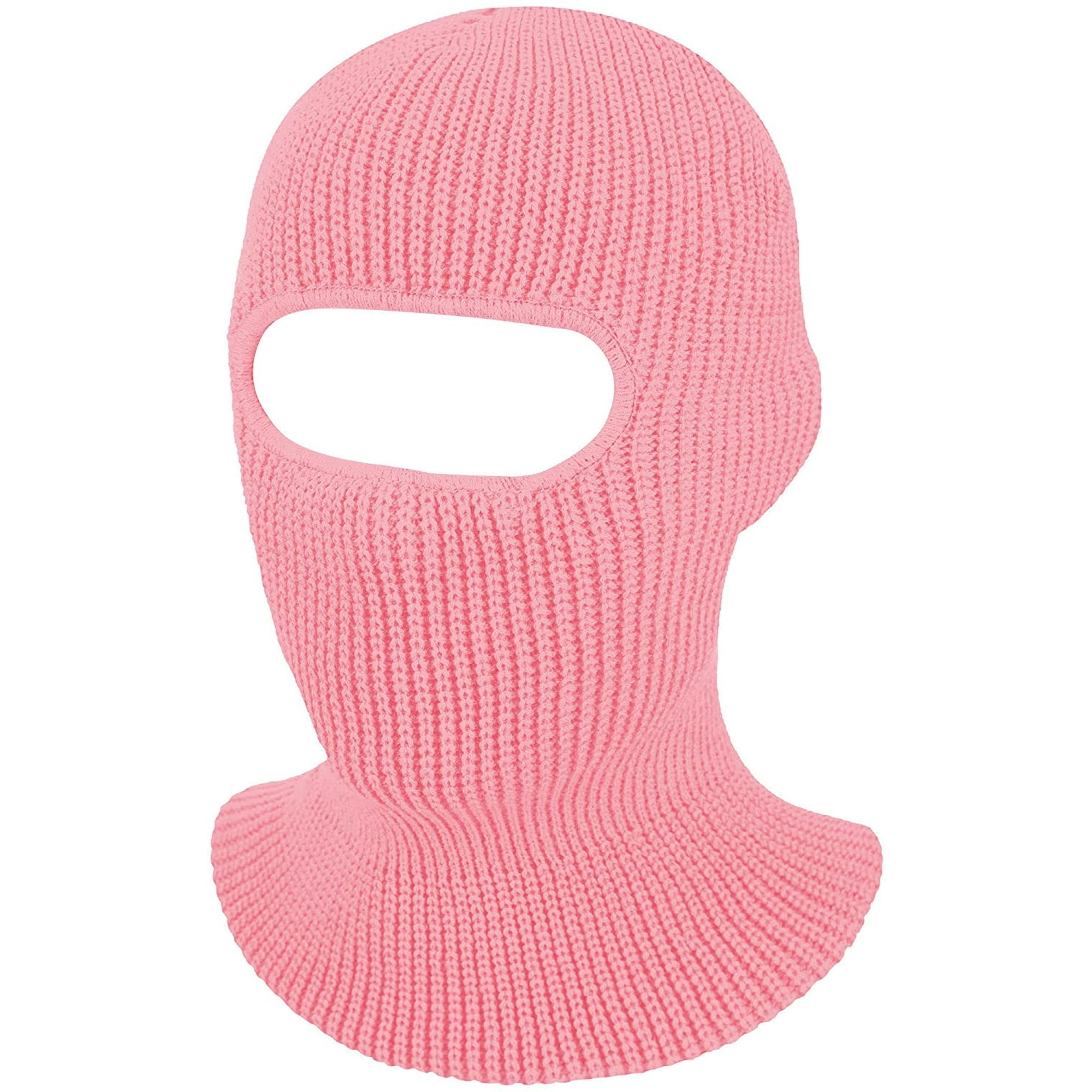 1-Hole Knitted Full Face Cover Hat Winter Ski Balaclava Outdoor Sports ...