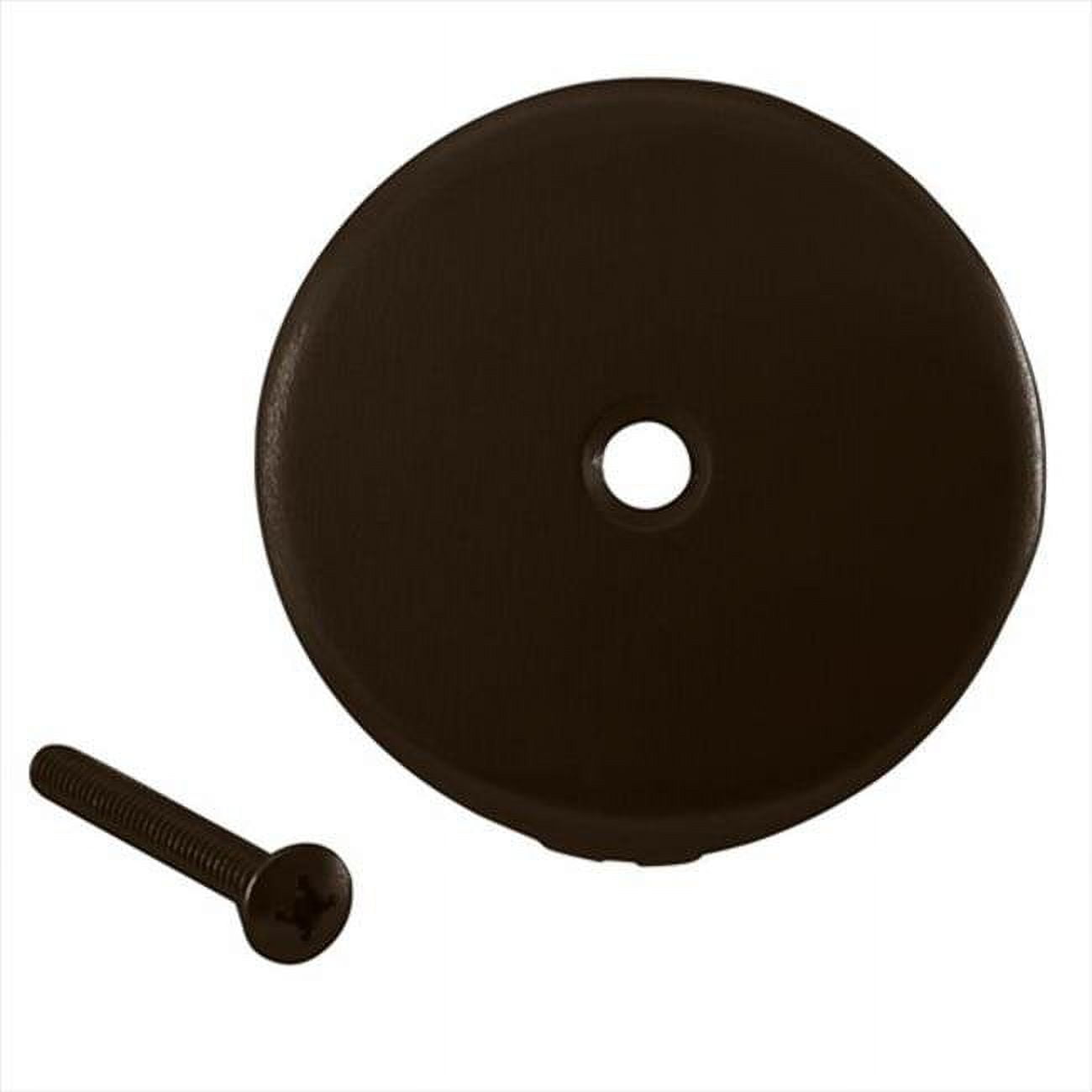 1-Hole Overflow Face Plate and Screw in Oil Rubbed Bronze - Walmart.com