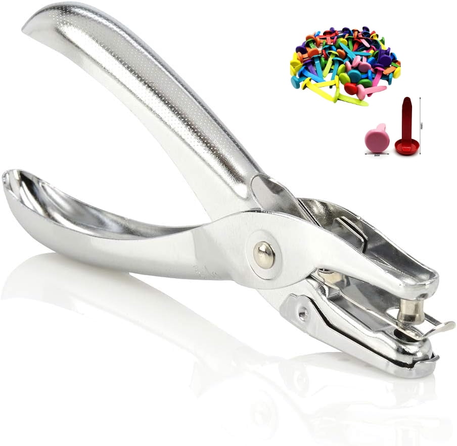 1 Hole Punch, 5 Sheet Capacity Hole Puncher, Single Hole Paper Punch ...