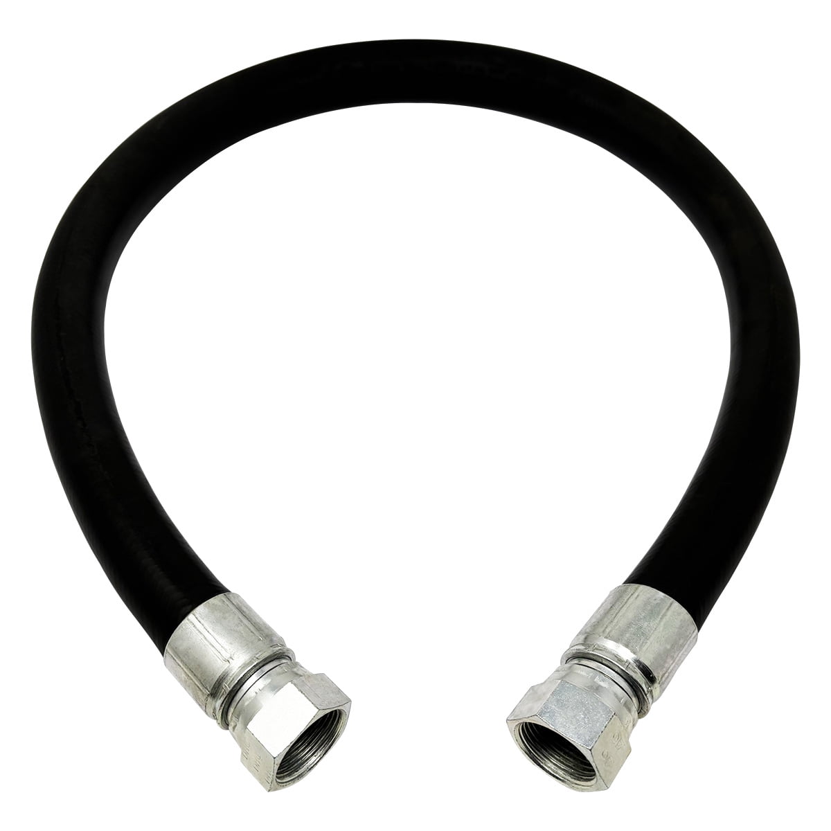 1" Hydraulic Hose Assembly, Compact Double Wire Braid, Female JIC ...