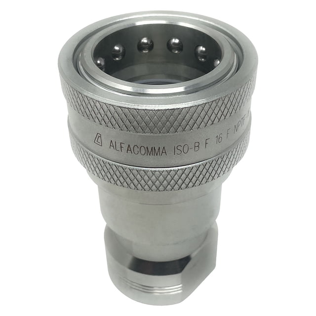 1" Hydraulic Quick Release Coupling, Series B, 1" Female Socket x 1 ...