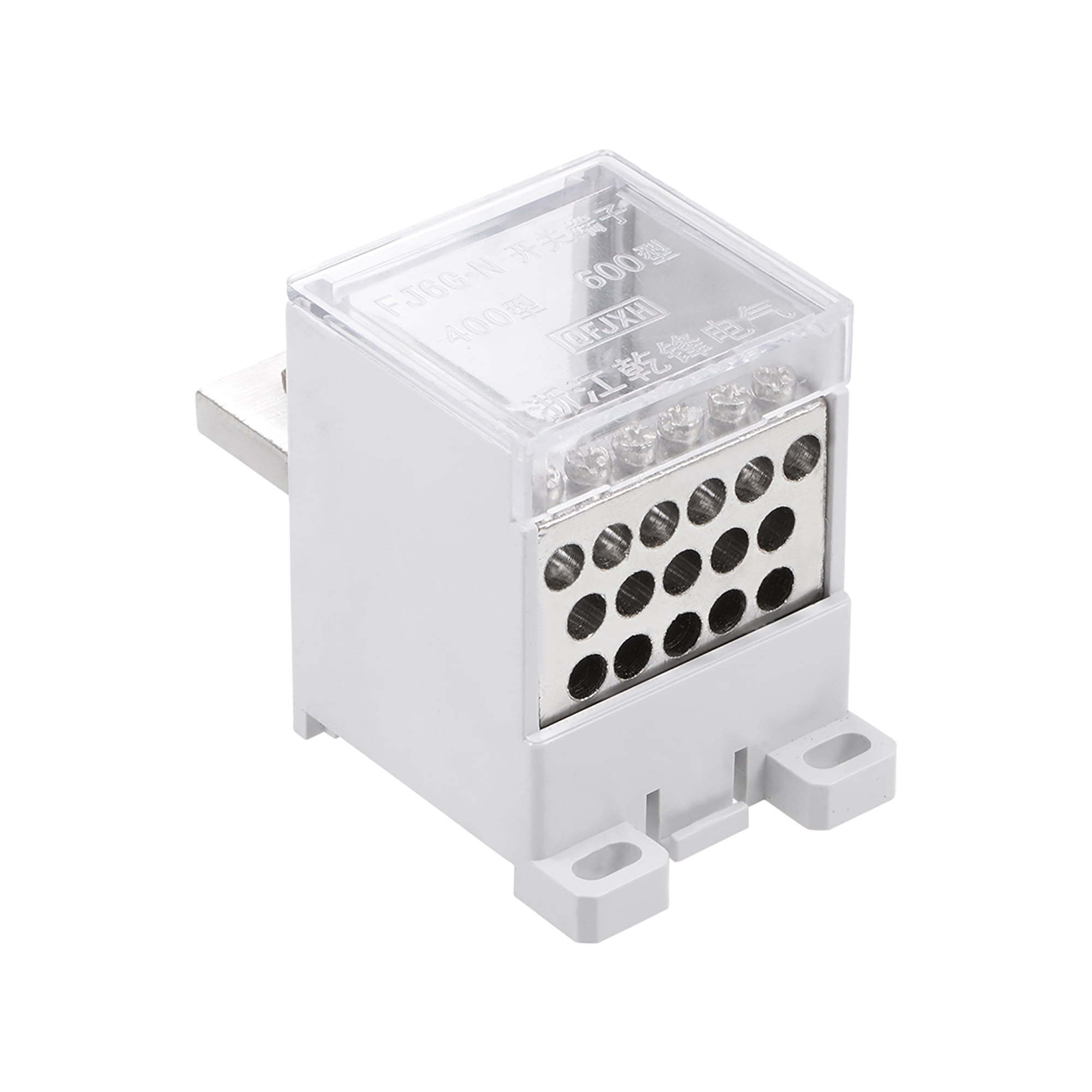 1 In 16 Out DIN Rail Terminal Block, 400A Max Input Distribution Block ...