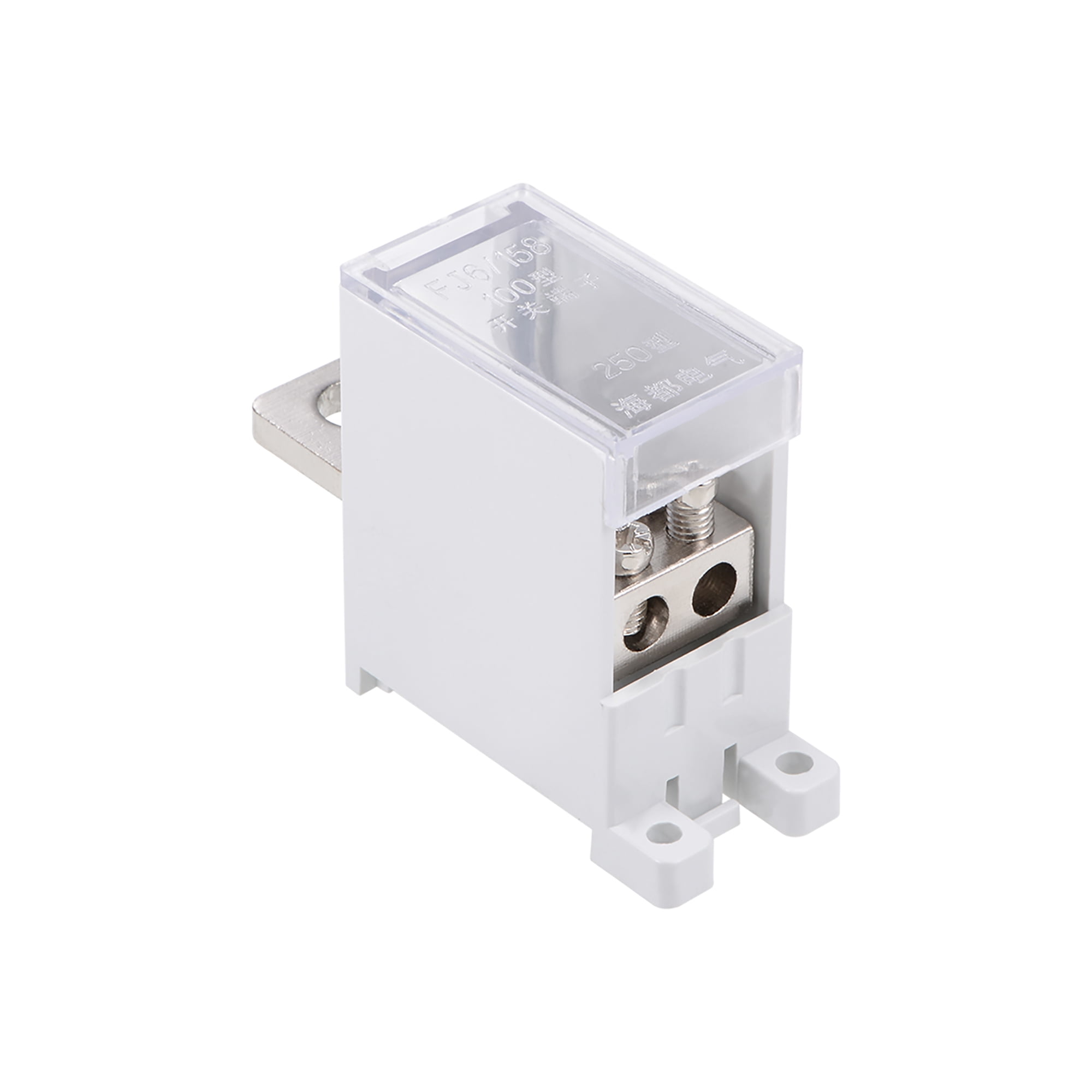 1 In 2 Out DIN Rail Terminal Block, Distribution Block for Circuit ...