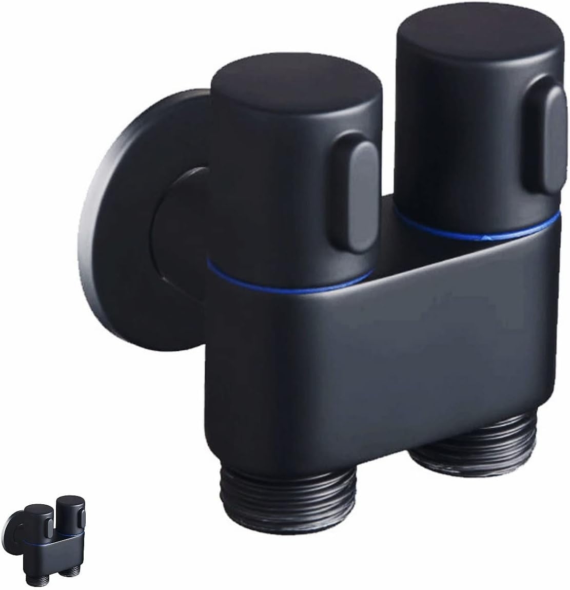 1-In-2-Out Dual Control Valve, Bathroom Faucet Double Handle Dual ...