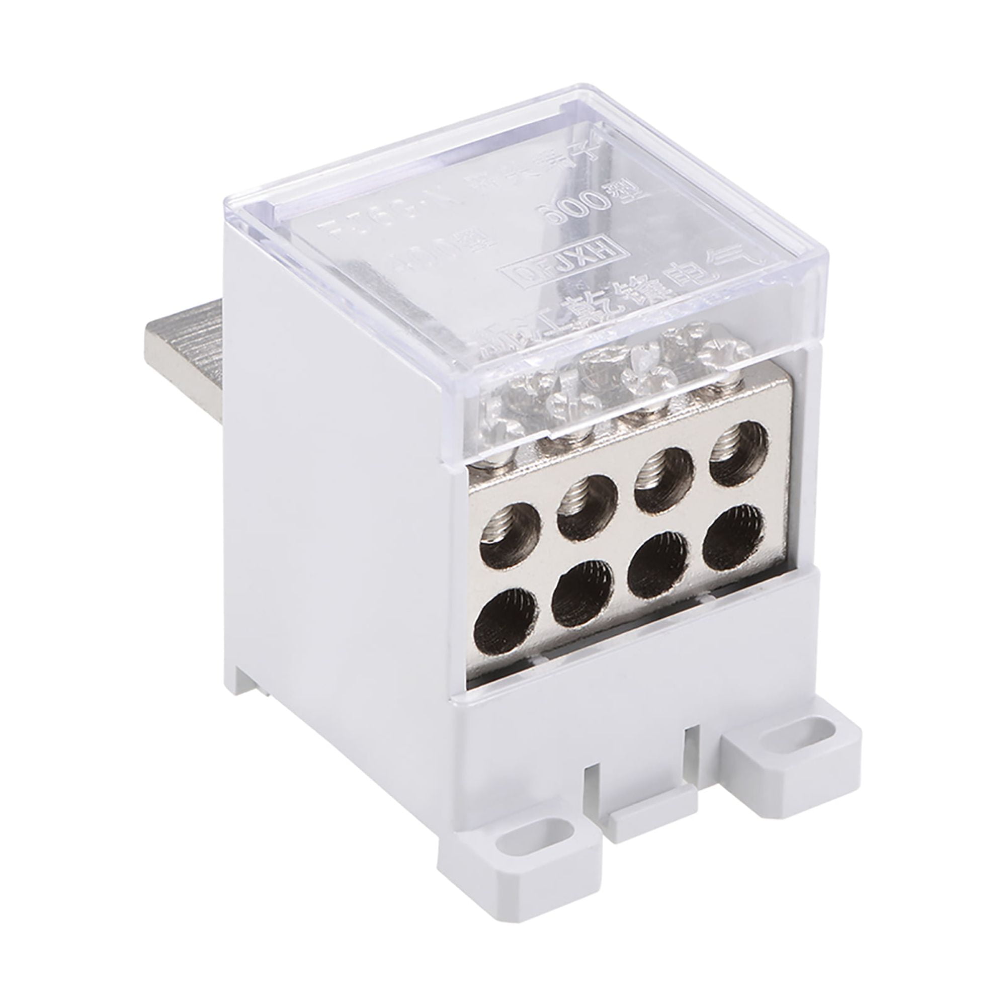 1 In 8 Out DIN Rail Terminal Block, 400A Max Input Distribution Block ...