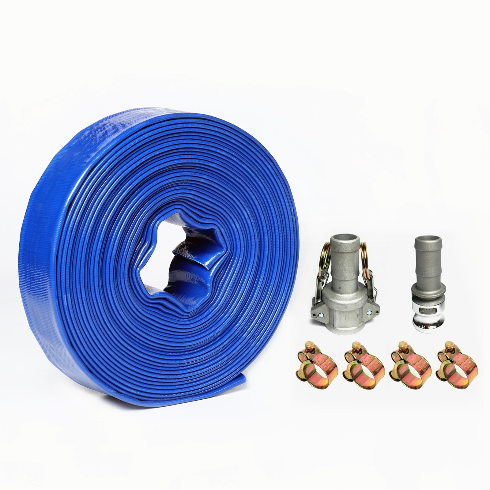 1" In Dia x 50 ft Heavy Duty Flat Lay Sump Pump Discharge and Backwash ...