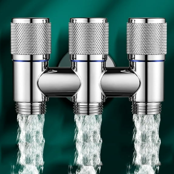 1-In-Three-Out Water Diversion Valve Toilet Partner Three-Way Faucet ...