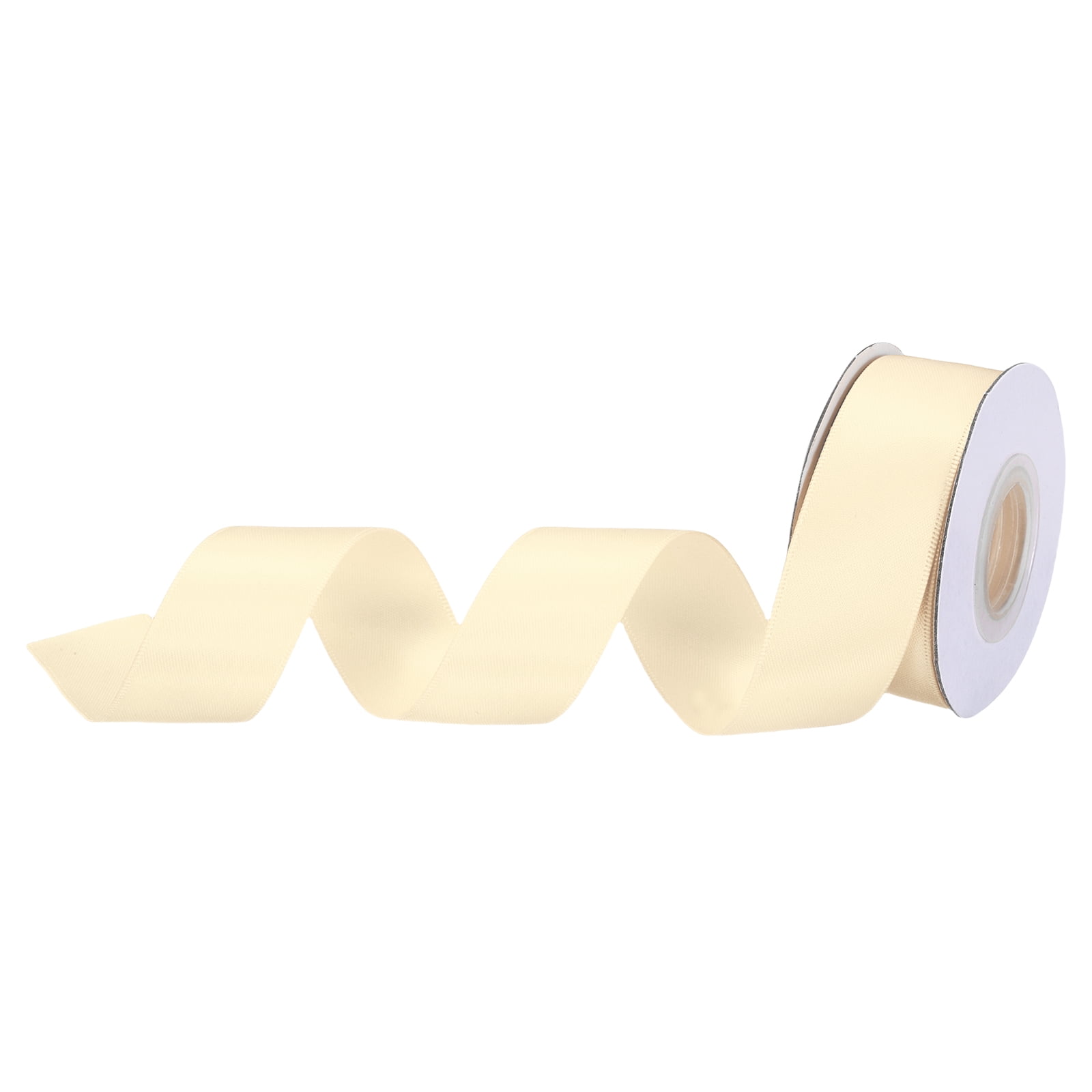 Uxcell 1 inch 10 Yard Satin Ribbon Grosgrain Thin Solid Silk Wedding ...
