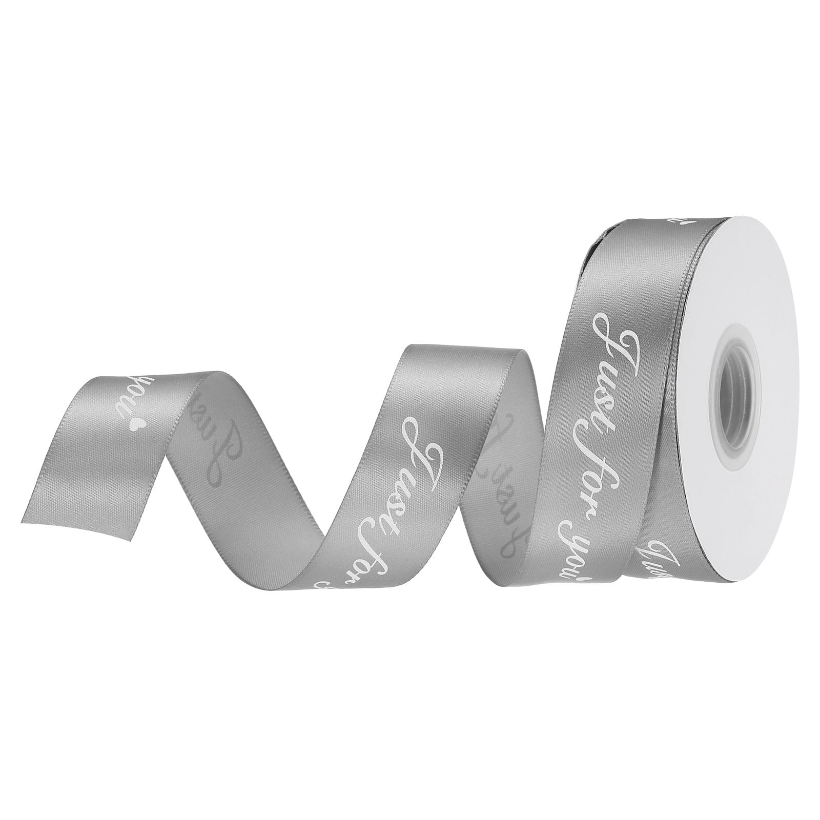 1 Inch 25 Yard Valentine Printed Satin Ribbon Wedding Grosgrain Ribbons ...