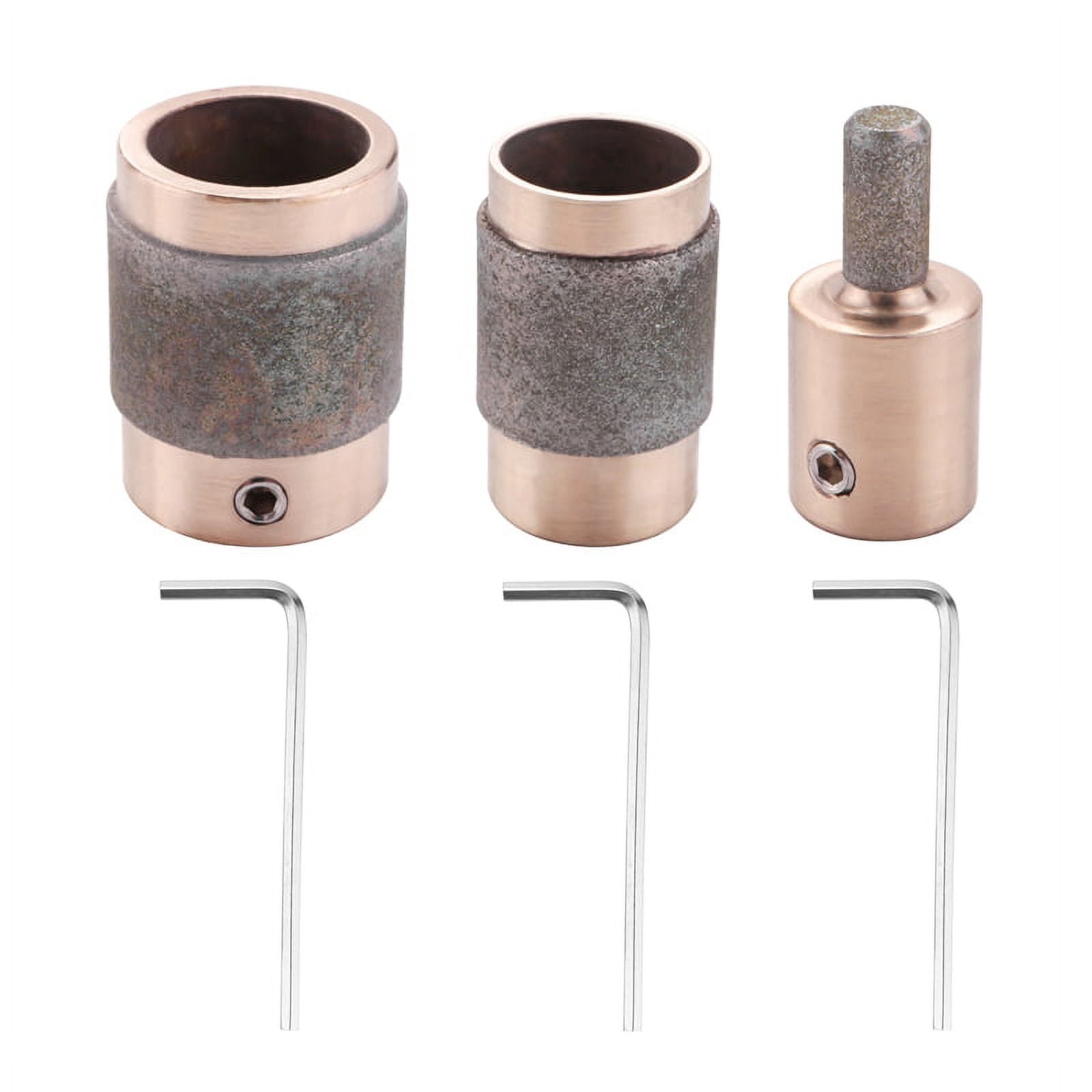 1 Inch 3/4 1/4 Stained Glass Diamond Grinder Bit Tools 3 Sizes Brass ...