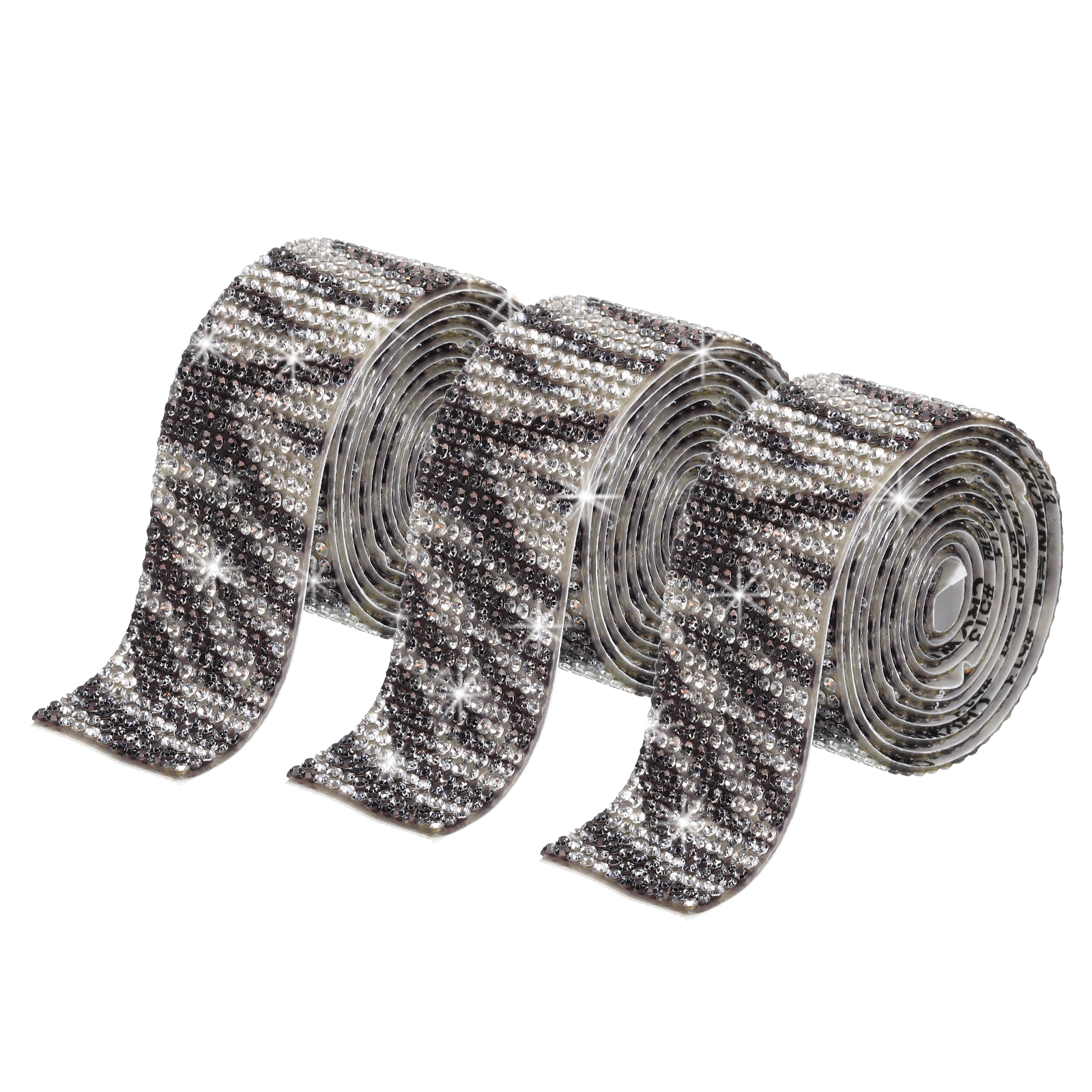 1 Inch 3 Yards Self Adhesive Crystal Rhinestone Diamond Ribbon for Arts ...